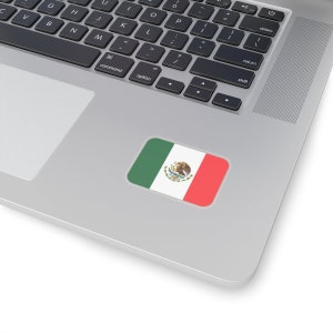 Colorful Mexico Flag Vinyl Sticker, Travel Inspired Decor, Vibrant ...