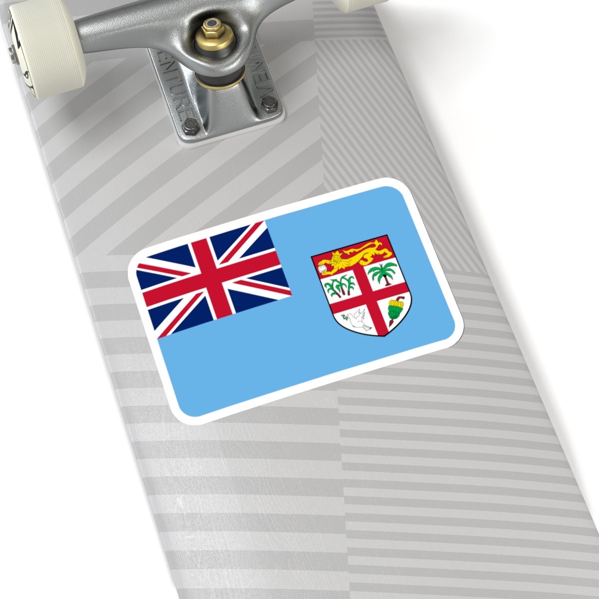 Fiji Islands Vinyl Sticker, Patriotic Decor, Fiji Flag Sticker, Island ...