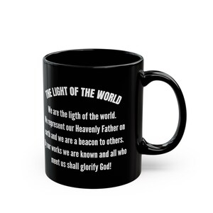 Be the Light Coffee Mug, Inspiring Coffee Cup With Matthew 5:14 Verse ...