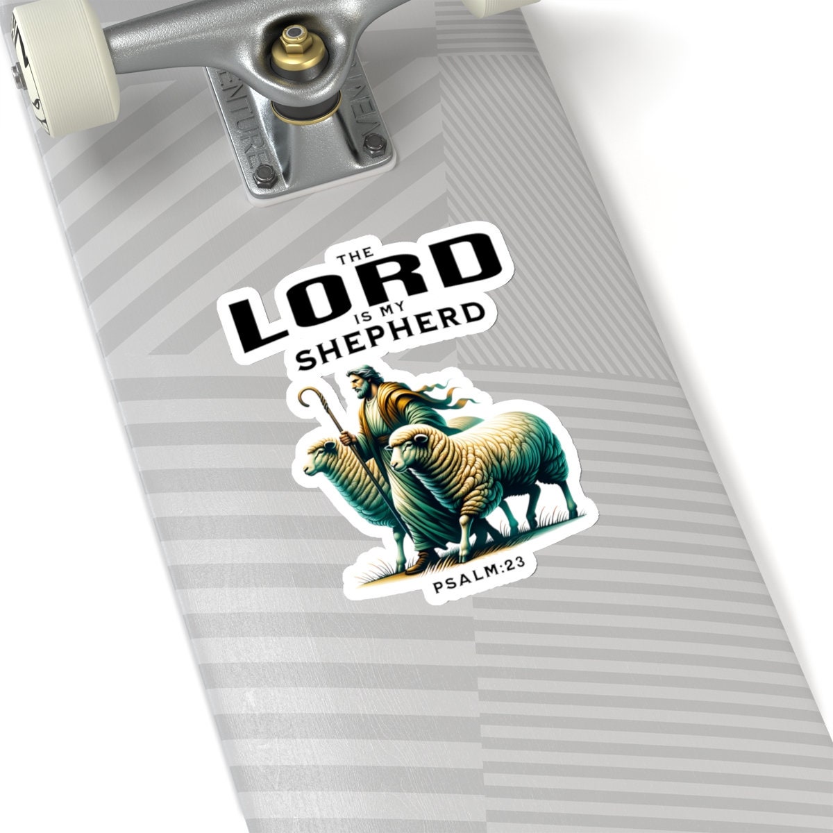 Psalms Bible Quote Sticker, Faith-inspired Scripture Message Decal ...