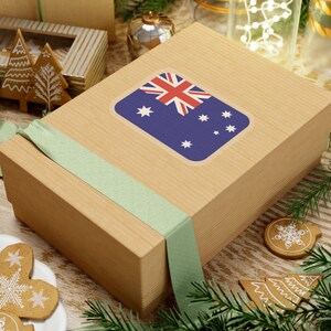 Australian Flag Decal, Patriotic Vinyl Sticker, Unique Australia ...