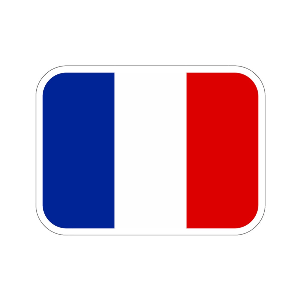 France Flag Sticker for Travelers and Francophiles, France Flag Vinyl ...