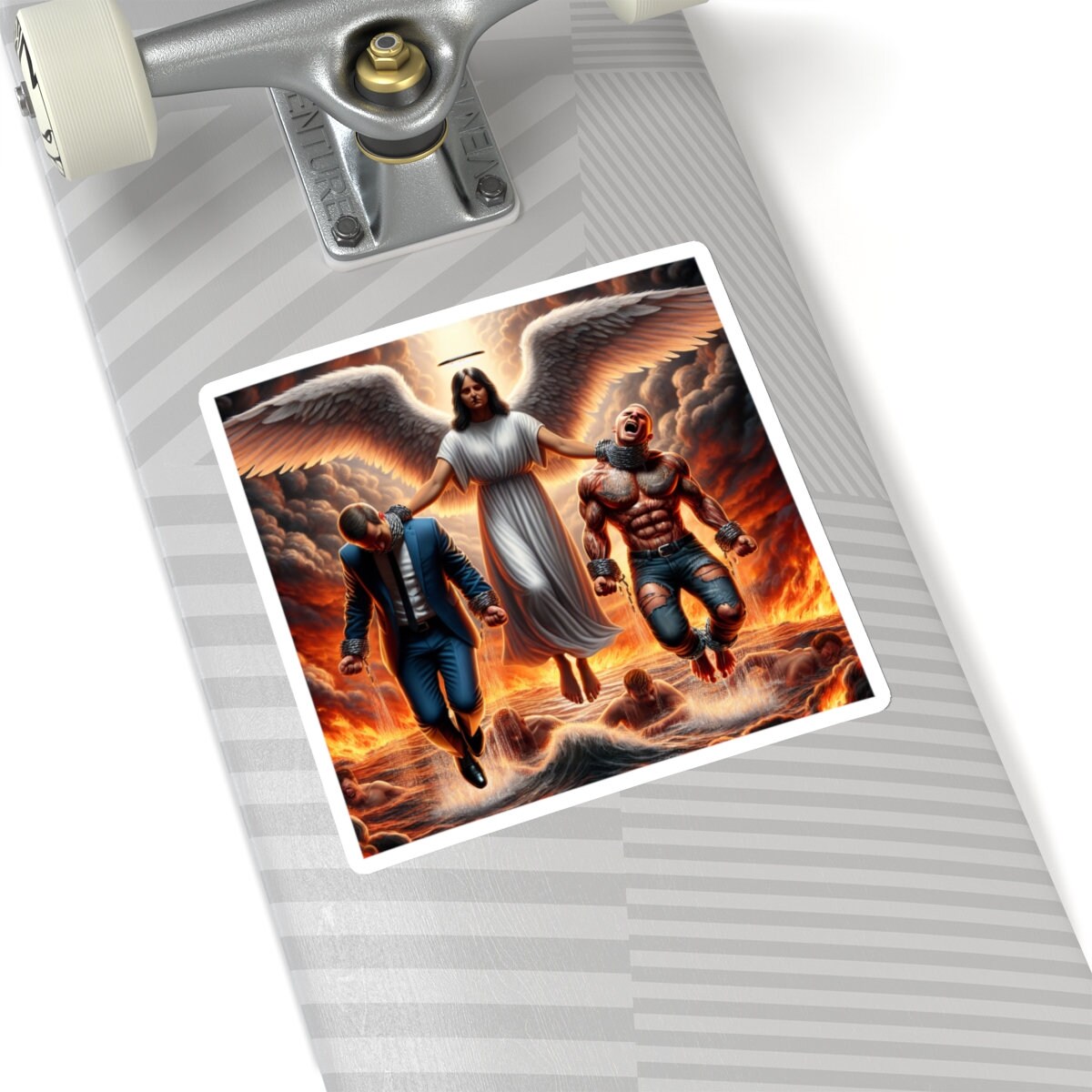 Bible Verse Sticker With Illustrated Design, Jeremiah 9:23 Scripture ...