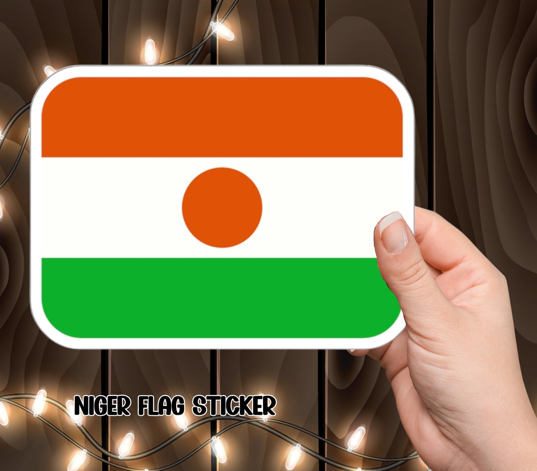 Niger Flag Sticker, Patriotic Vinyl Decal Laptops, Niger National Flag ...