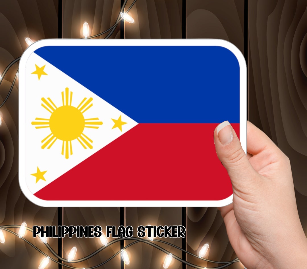 Vinyl Decal With Philippines Flag Design, Travel-inspired Philippines ...