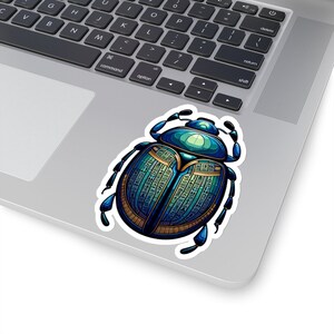 Egyptian Scarab Sticker: Glossy Vinyl Laptop Decal - Etsy
