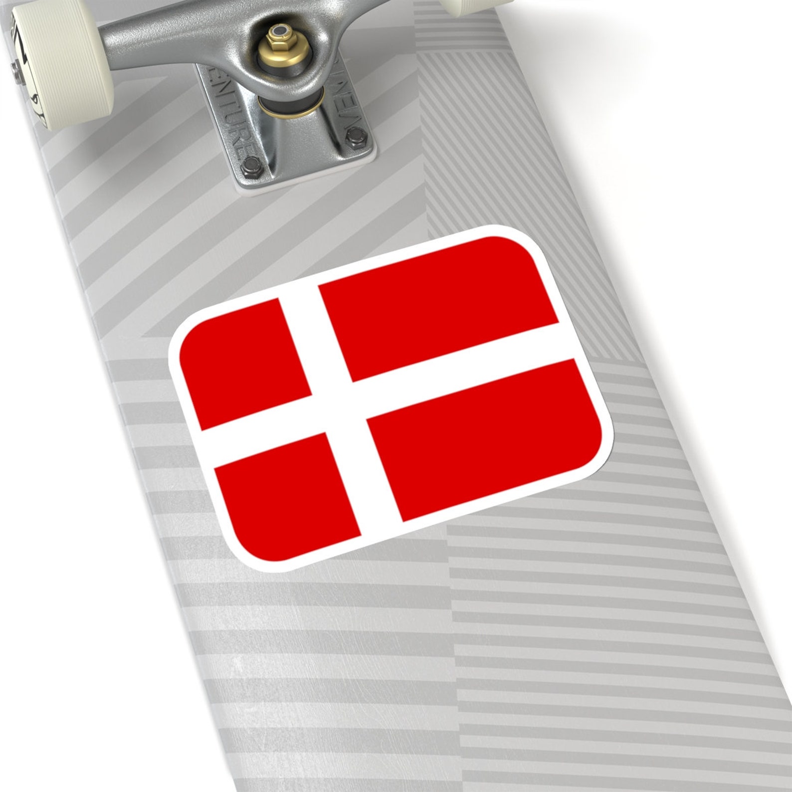 Show Your Love for Denmark With a Vibrant Flag Sticker, Denmark Flag ...