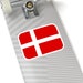Show Your Love for Denmark With a Vibrant Flag Sticker, Denmark Flag ...