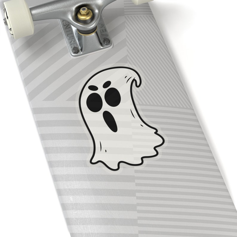 Funny Ghost Sticker for Halloween, Humorous Halloween Haunting, Funny ...