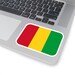 Guinea Flag Vinyl Sticker, National Pride Sticker, Laptop Decal, Travel ...