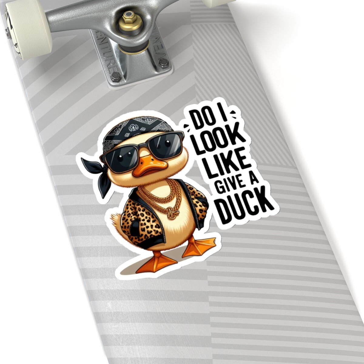 Funny Duck Sticker, Decorative Funny Sticker, Sarcastic Gift Sticker ...