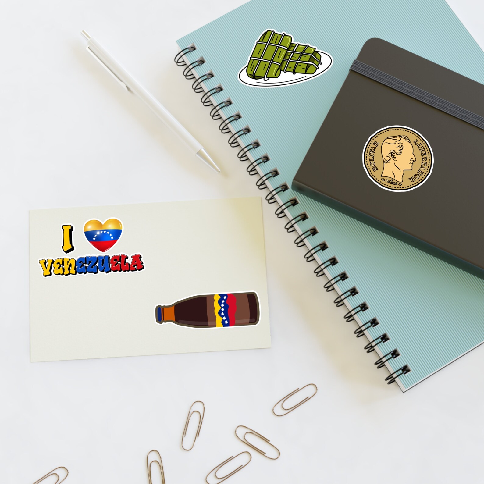 Venezuelan Vibes, Sheet of Stickers Featuring Iconic Imagery ...