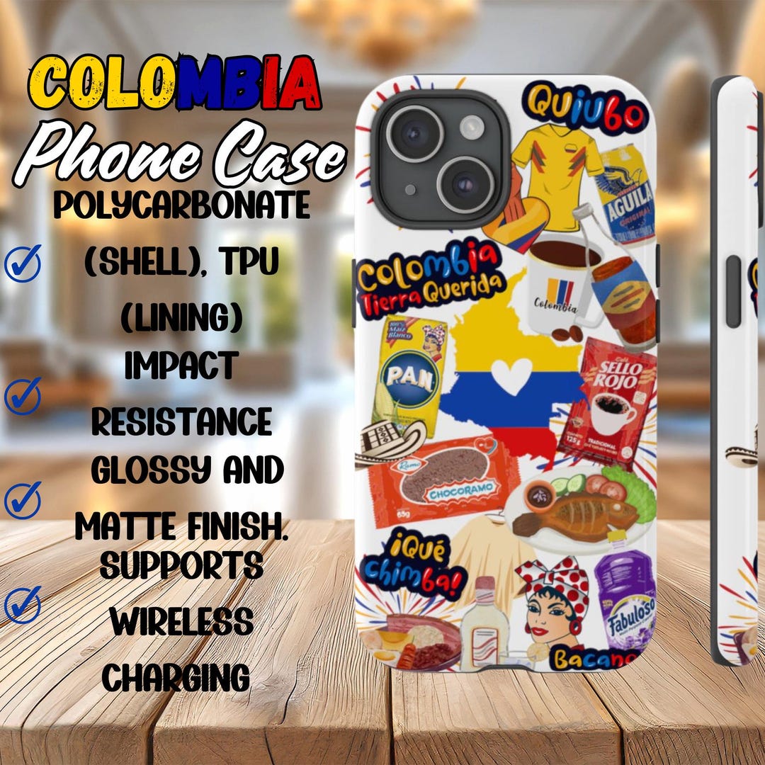 Colorful Phone Cover With Authentic Colombian Artwork, Phone Case ...