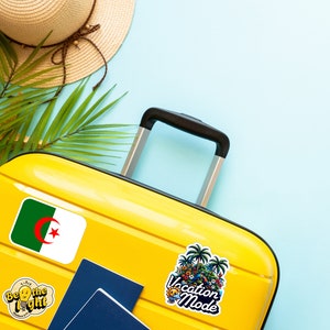 Algeria Flag Vinyl Sticker, Perfect for Travelers and Proud Algerians ...