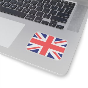 United Kingdom Flag Sticker, Patriotic British Decal, Trendy UK Flag ...