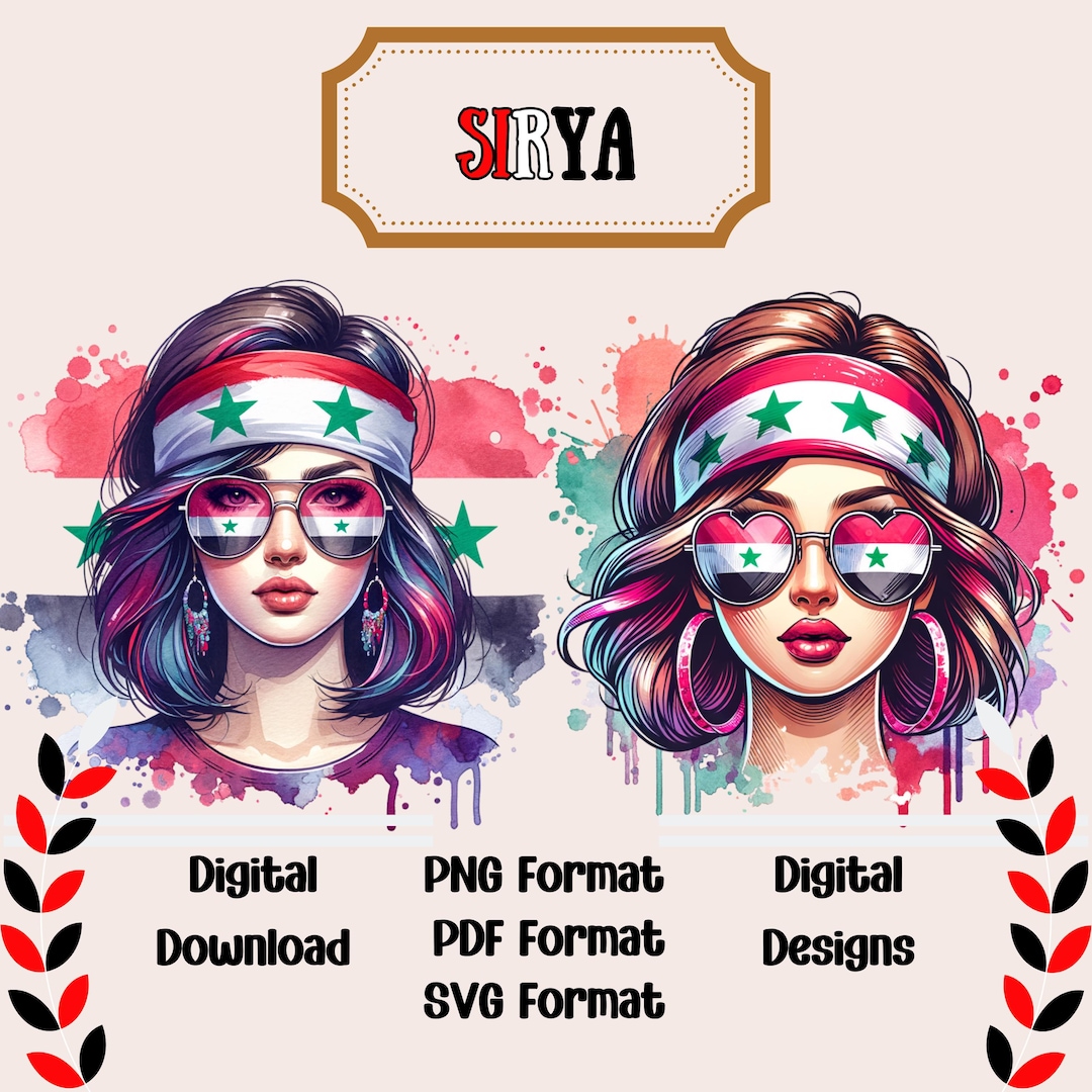 Instant Download SVG, PNG and PDF Digital Images of Sirya Girls, Sirya ...