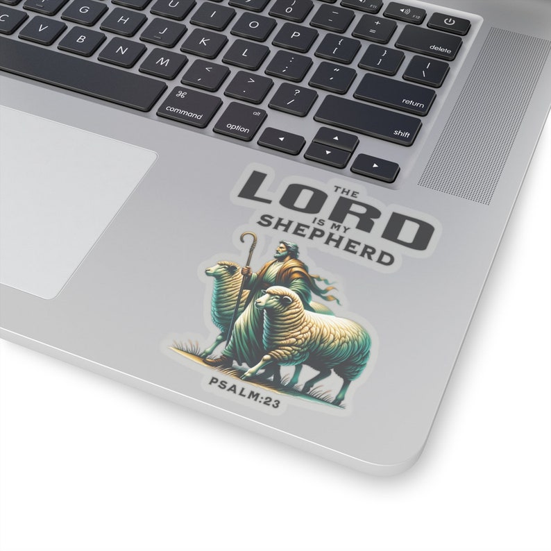 Psalms Bible Quote Sticker, Faith-inspired Scripture Message Decal ...