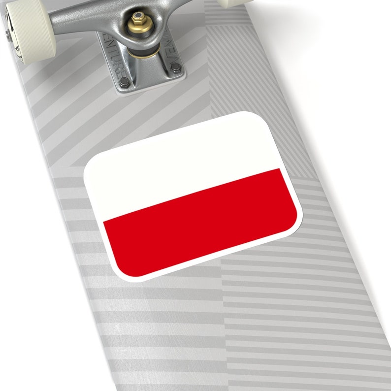 Poland Flag Vinyl Sticker, Show Your Heritage With This Adhesive Decal ...
