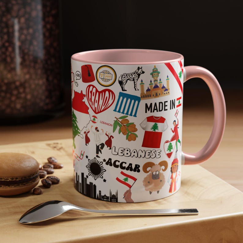 Lebanese Flag Coffee Mug: Unique Patriotic Drinkware - Etsy