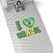 Brazilian Lovers Sticker, Gifts for Brazilians, Brazil, Brazilian Decor ...
