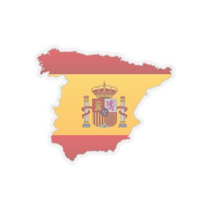 Spain Map Sticker, Gift for Spaniards, Map of Spain, Spanish Decor ...