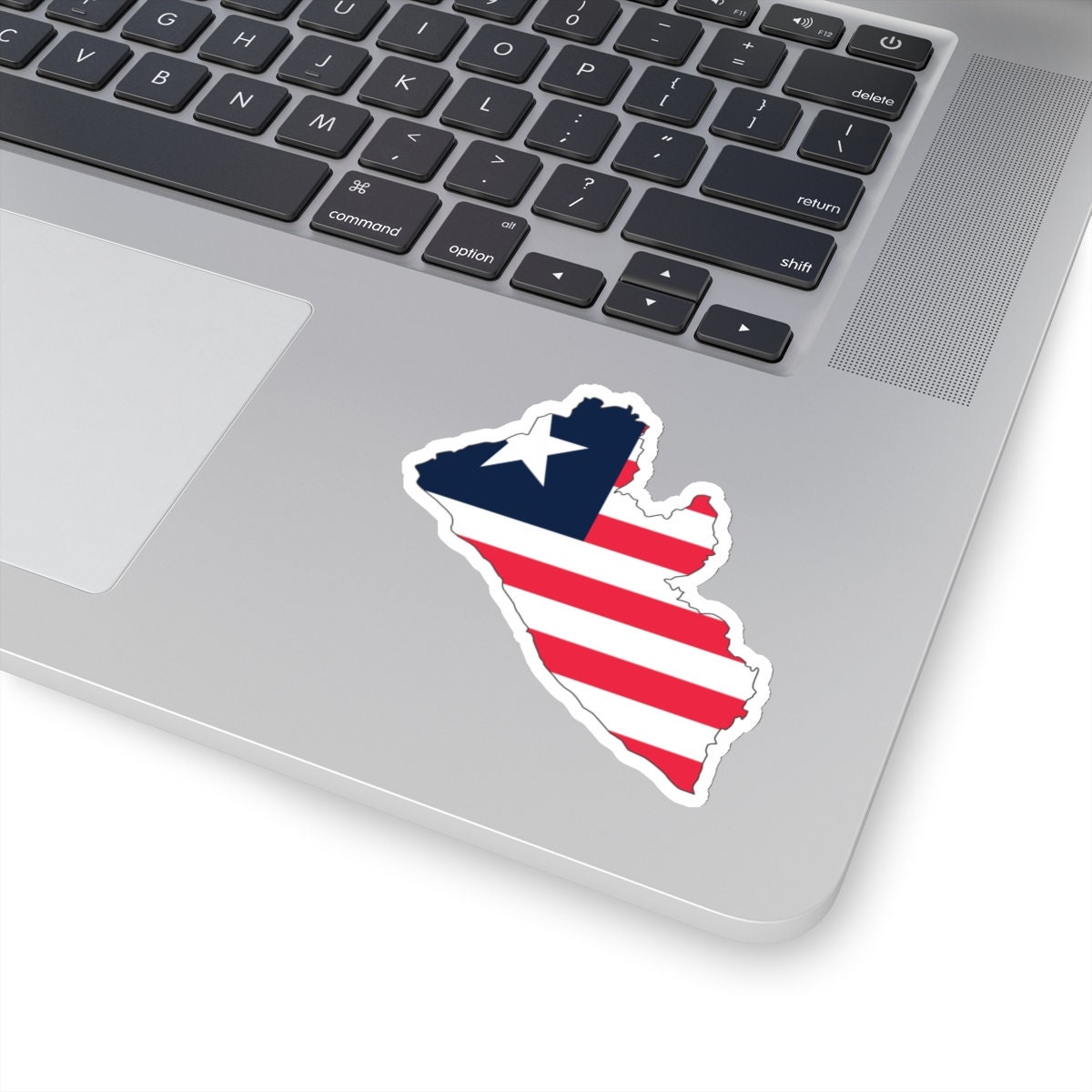 Liberia Map Sticker, Vibrant Vinyl Decal for Travel Enthusiasts ...