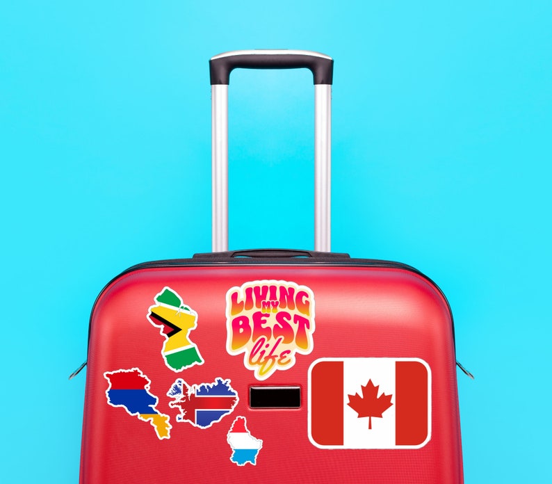 Show Your Canadian Spirit With This Vibrant Canada Flag Sticker ...