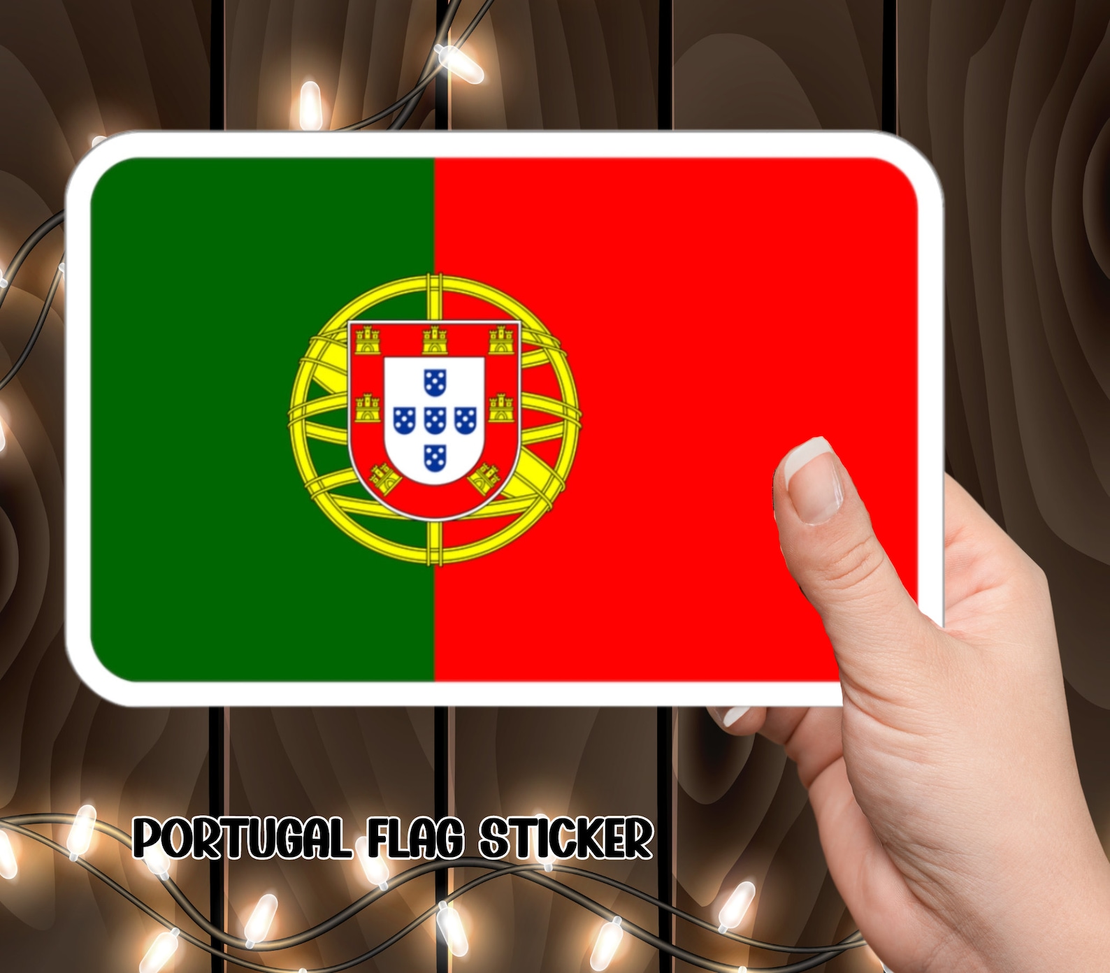 Portugal Flag Sticker, Patriotic Decal, Show Your Portuguese Pride With ...