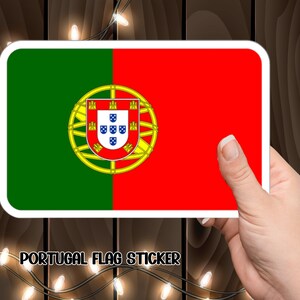 Portugal Flag Sticker, Patriotic Decal, Show Your Portuguese Pride With ...