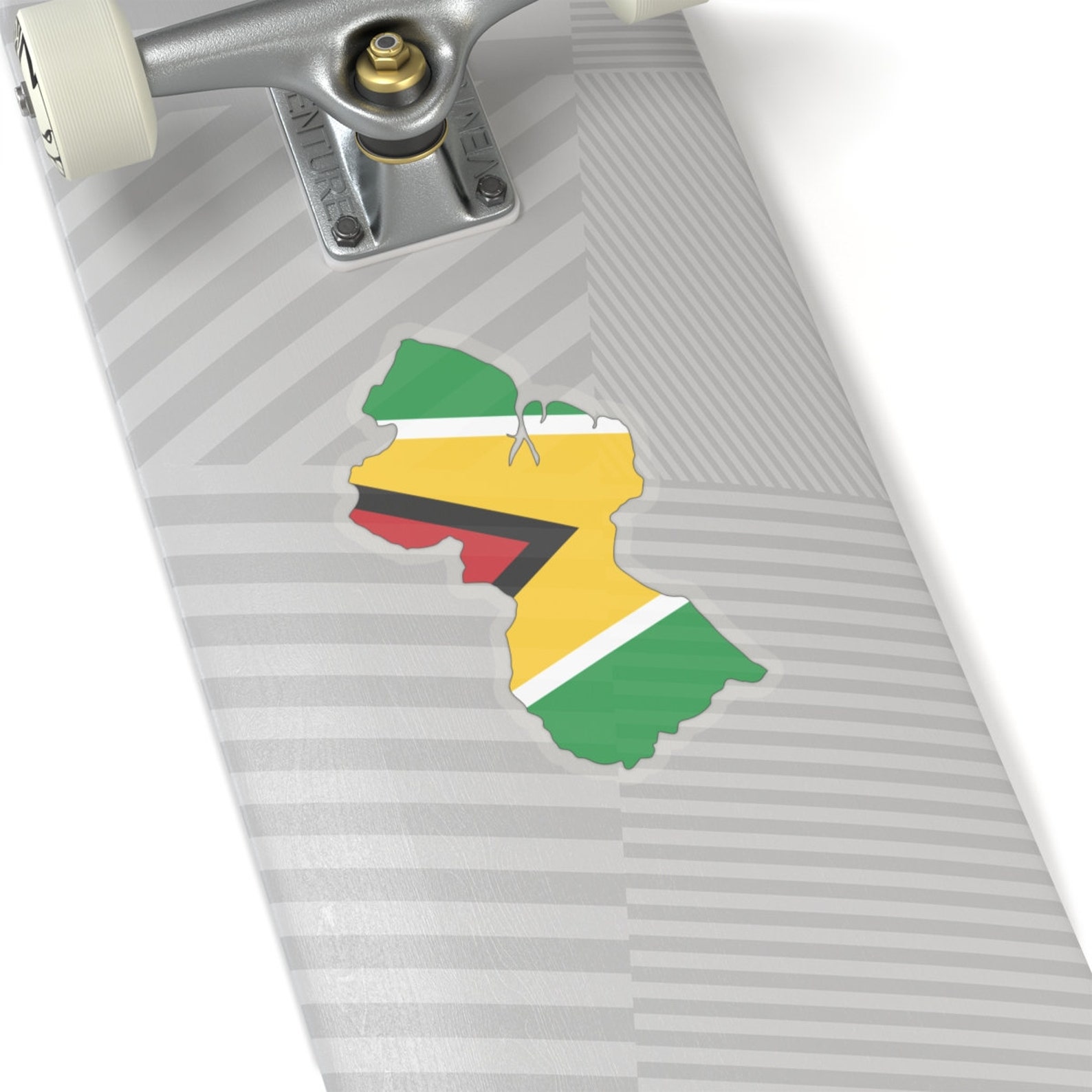 Guyana Map Vinyl Sticker, Perfect for Laptops and Journals, Colorful Guyana Map Decal, Unique ...