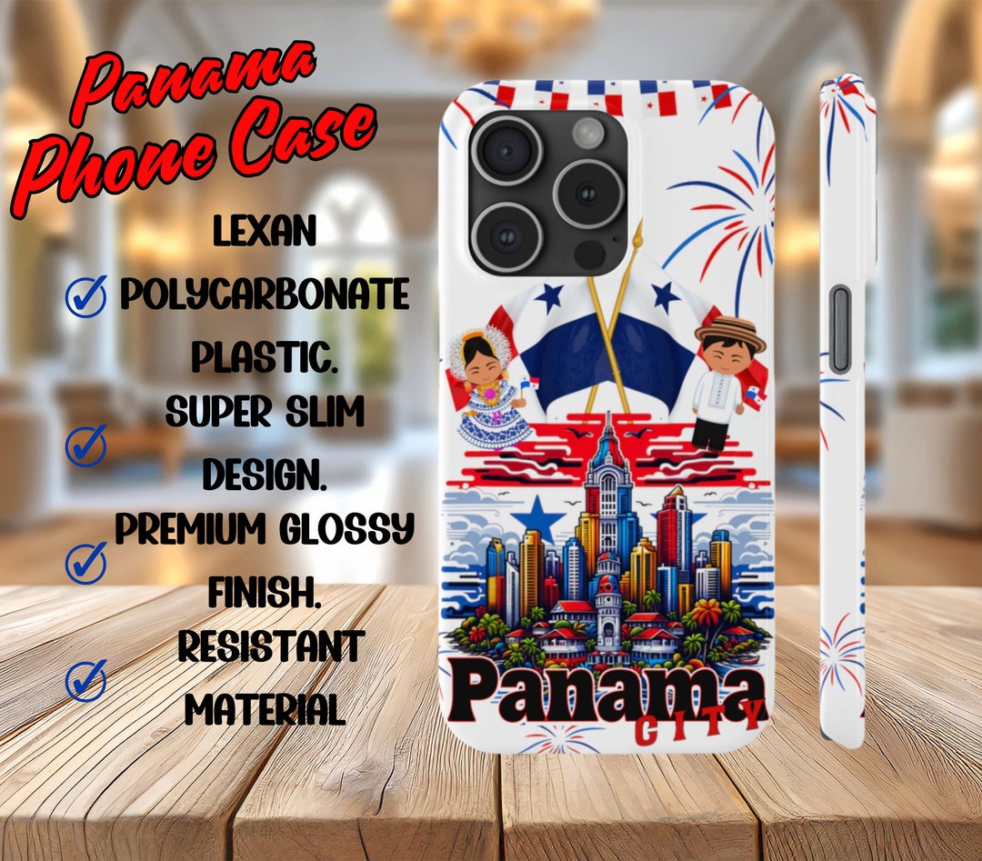 Panama Inspired Phone Case With Unique Illustrations, Stylish ...