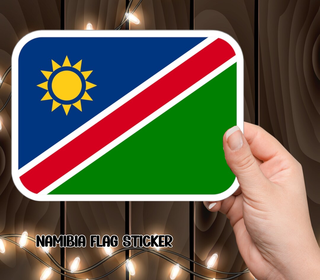 Namibia Flag Sticker Decal, Patriotic Vinyl Graphic for Laptops ...