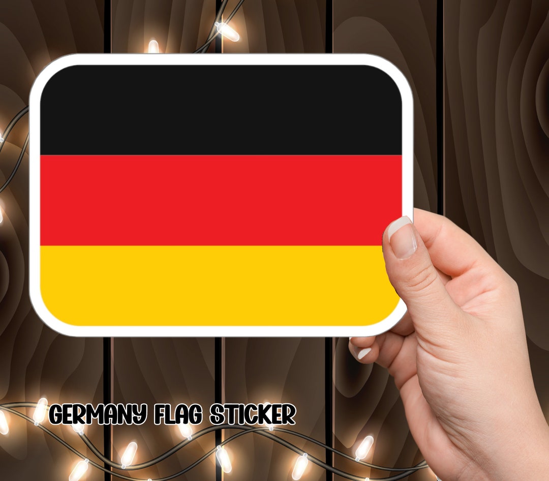 Germany Flag Sticker, Patriotic Decal for Car, Laptop, and More, Show ...