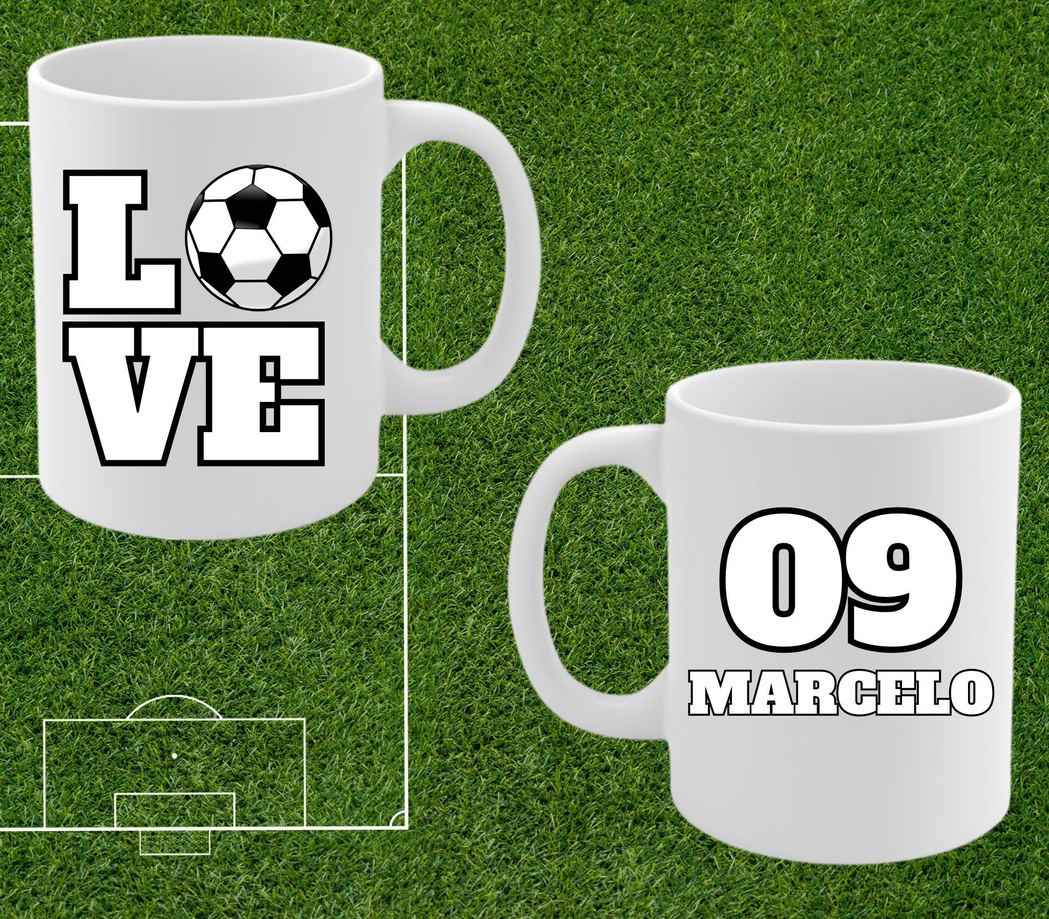 Custom Coffee Cup, Football Coffee Cup, Personalized Coffee Cup ...