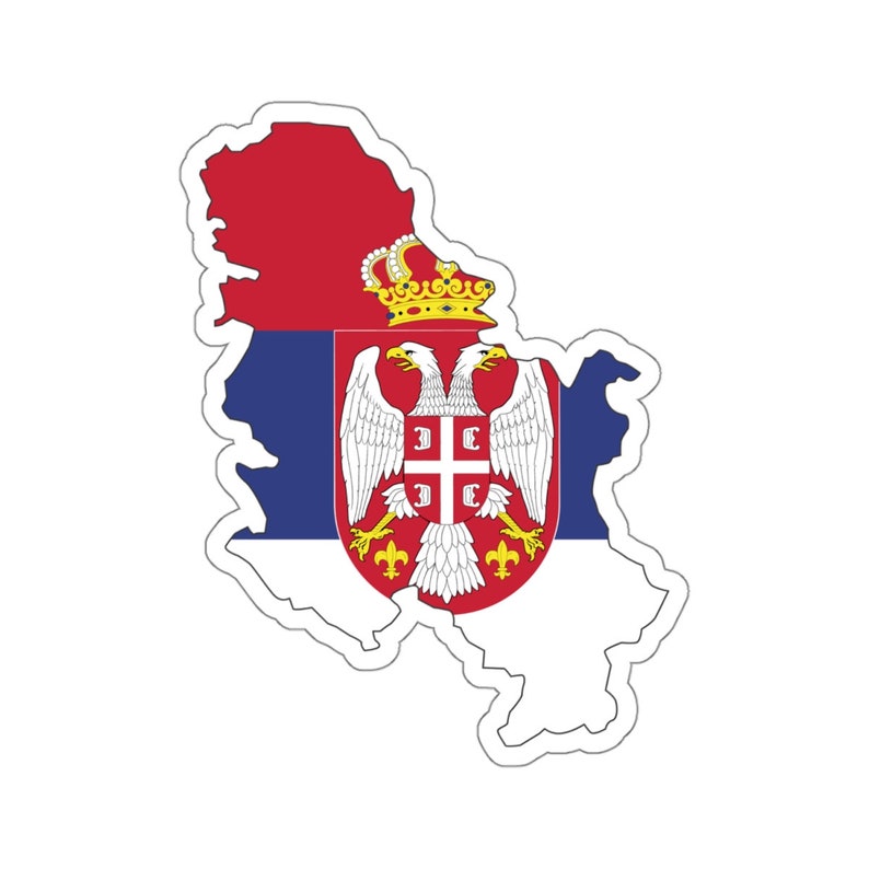 Serbia Map Vinyl Sticker: Traveler's Souvenir Decal - Etsy