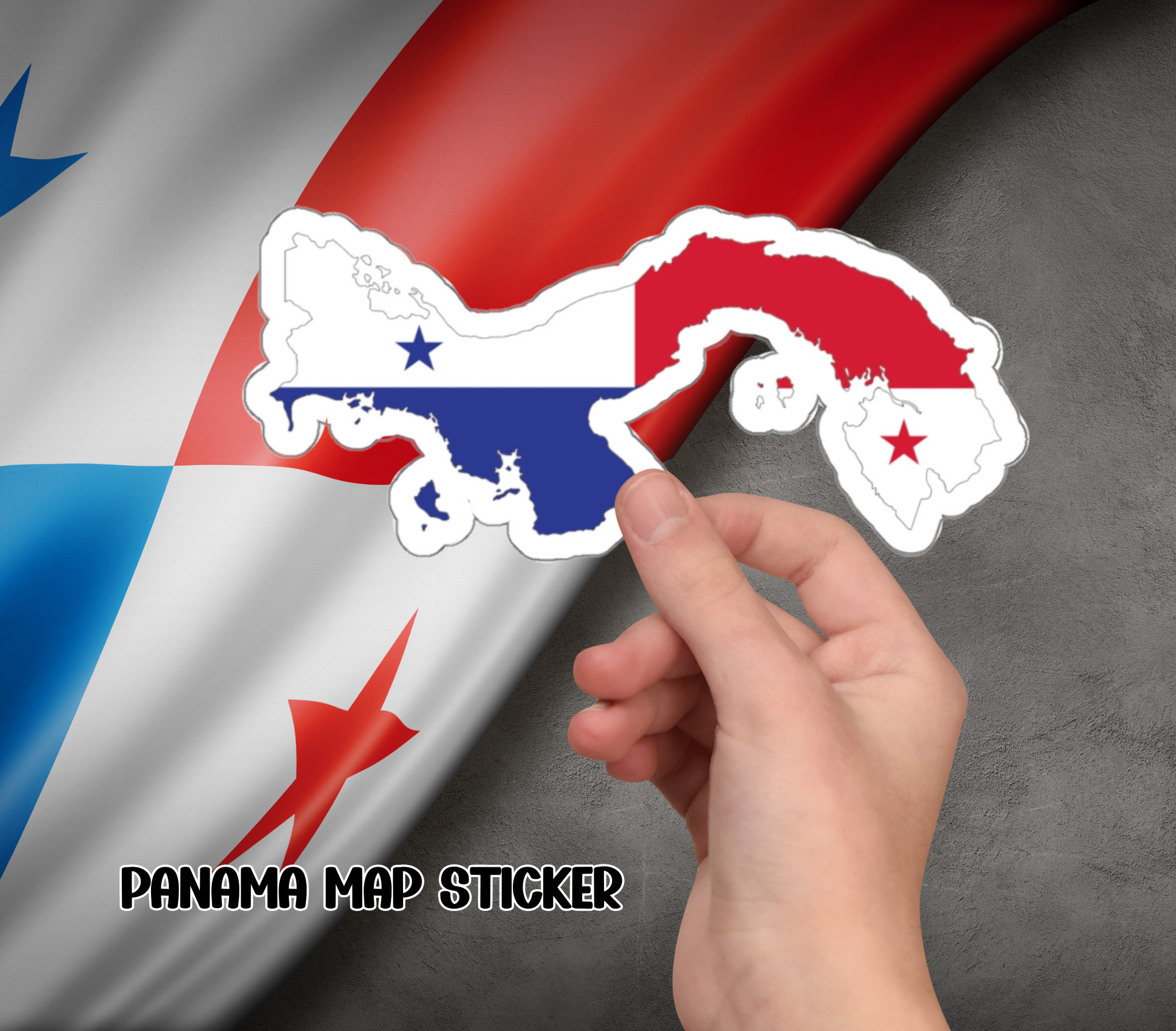 Panama Map Sticker, Gift for Panamanians, Map of Panama, Panamanian ...