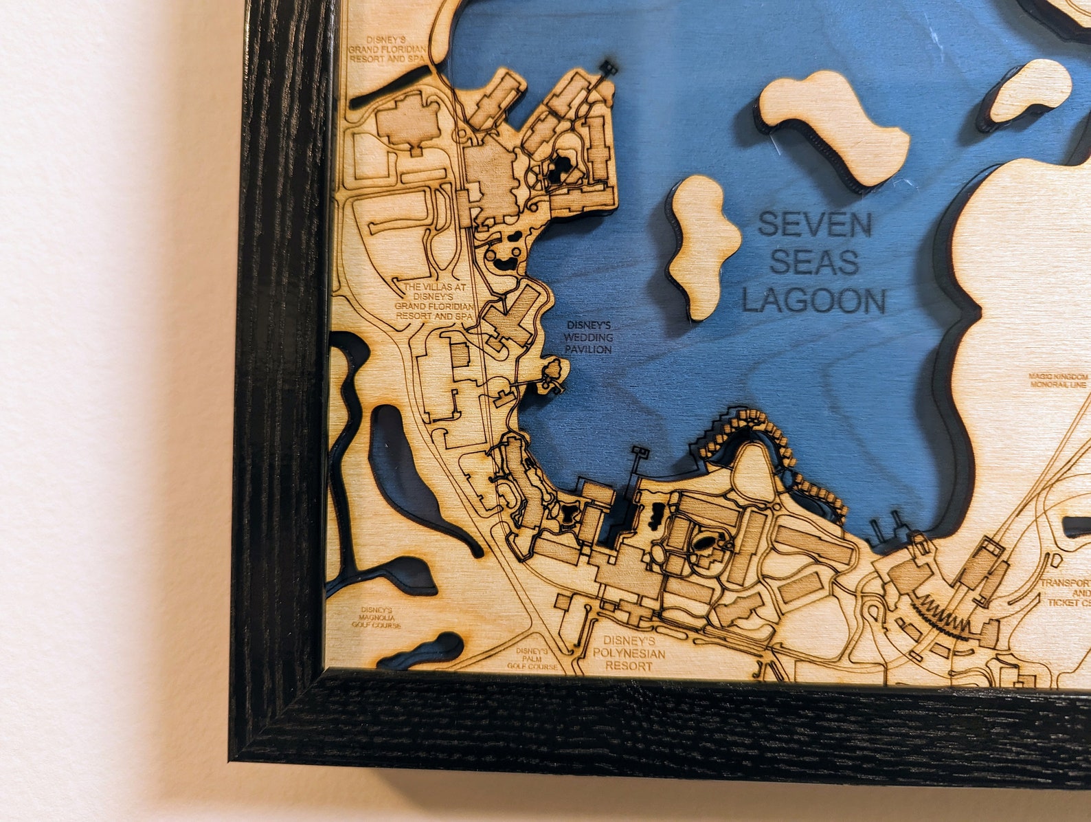 Mouse Maps Magic Kingdom Resorts - Etsy