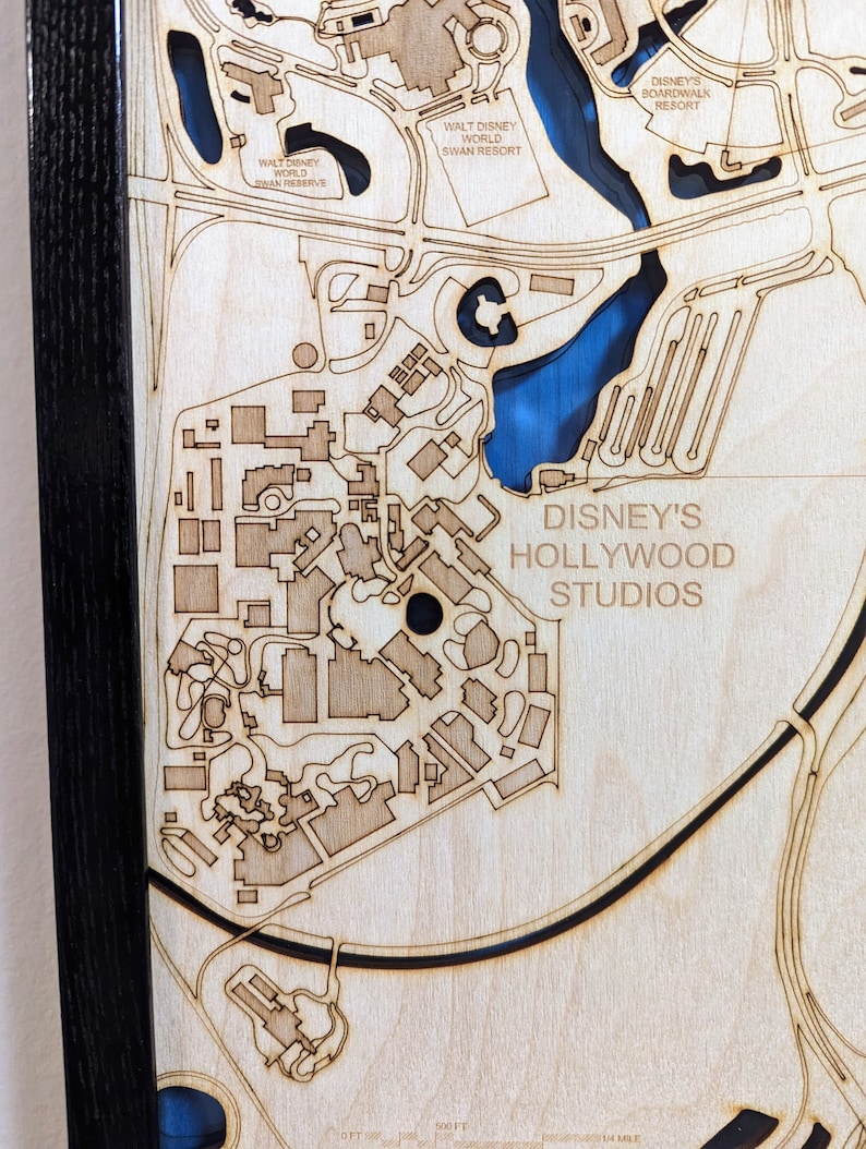 Mouse Maps Epcot Resorts - Etsy