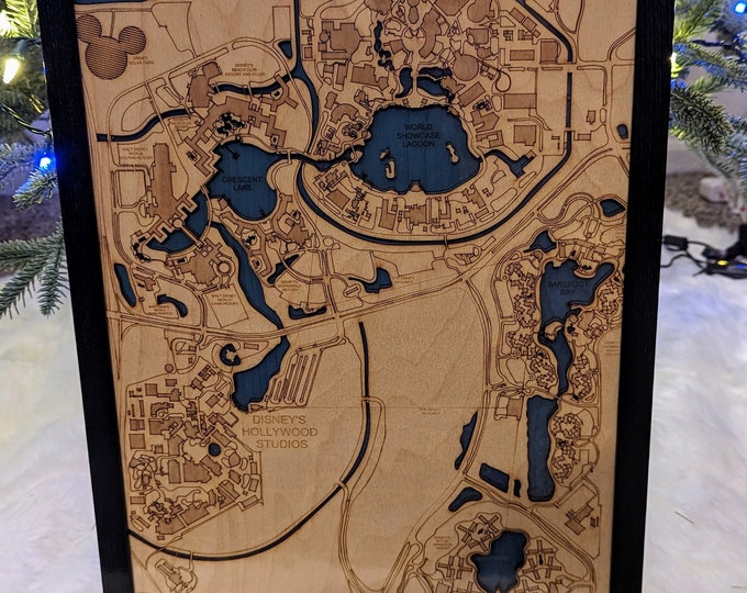 Mouse Maps Epcot Resorts Goofy Edition - Etsy