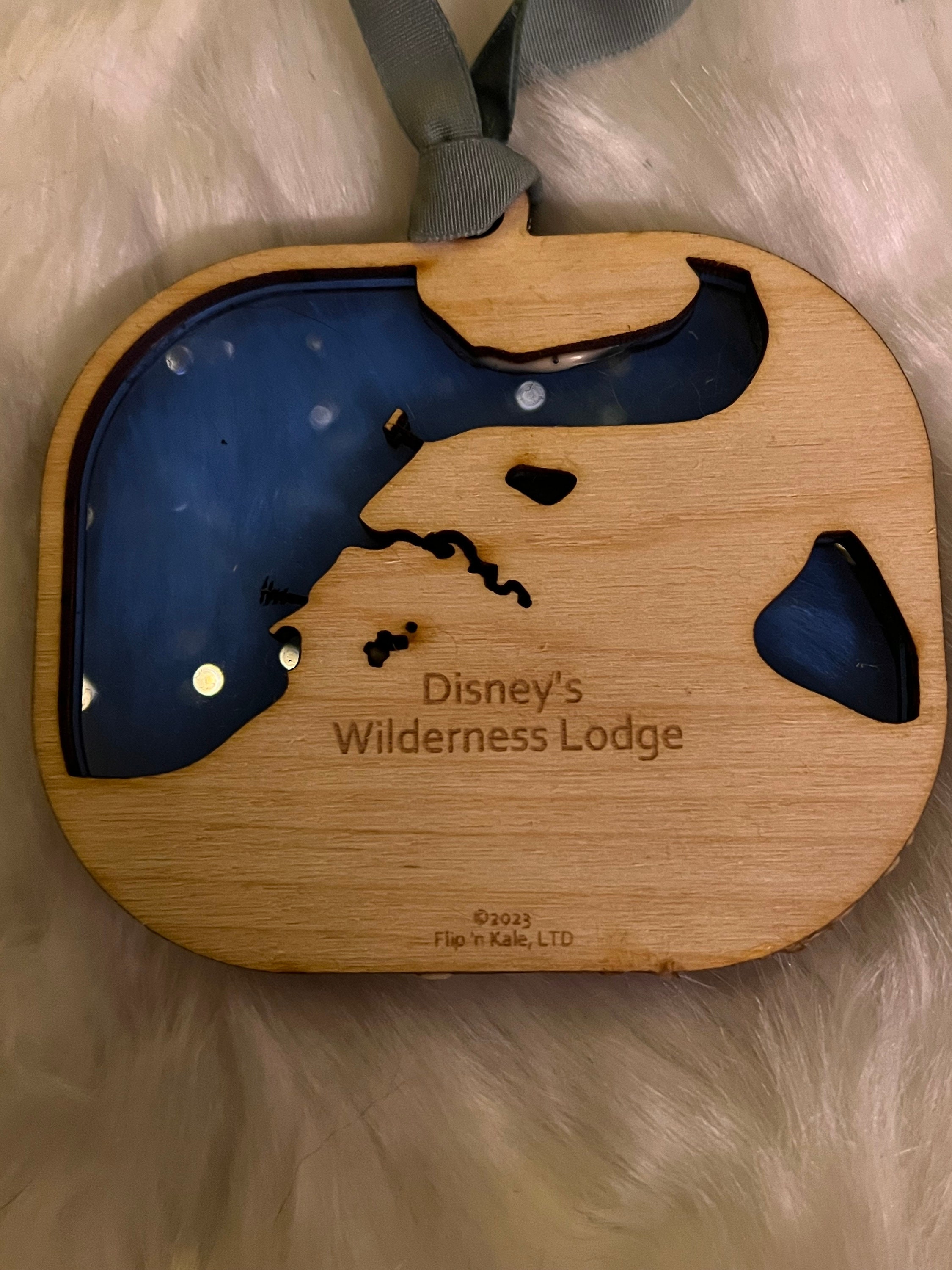 Mouse Maps Ornament Series Wilderness Lodge - Etsy