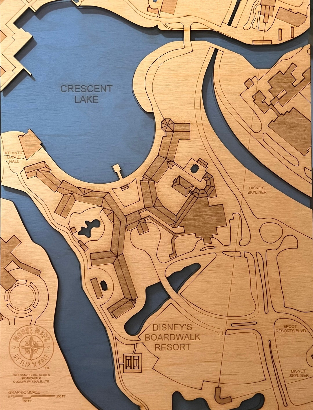 Mouse Maps Welcome Home: Boardwalk - Etsy