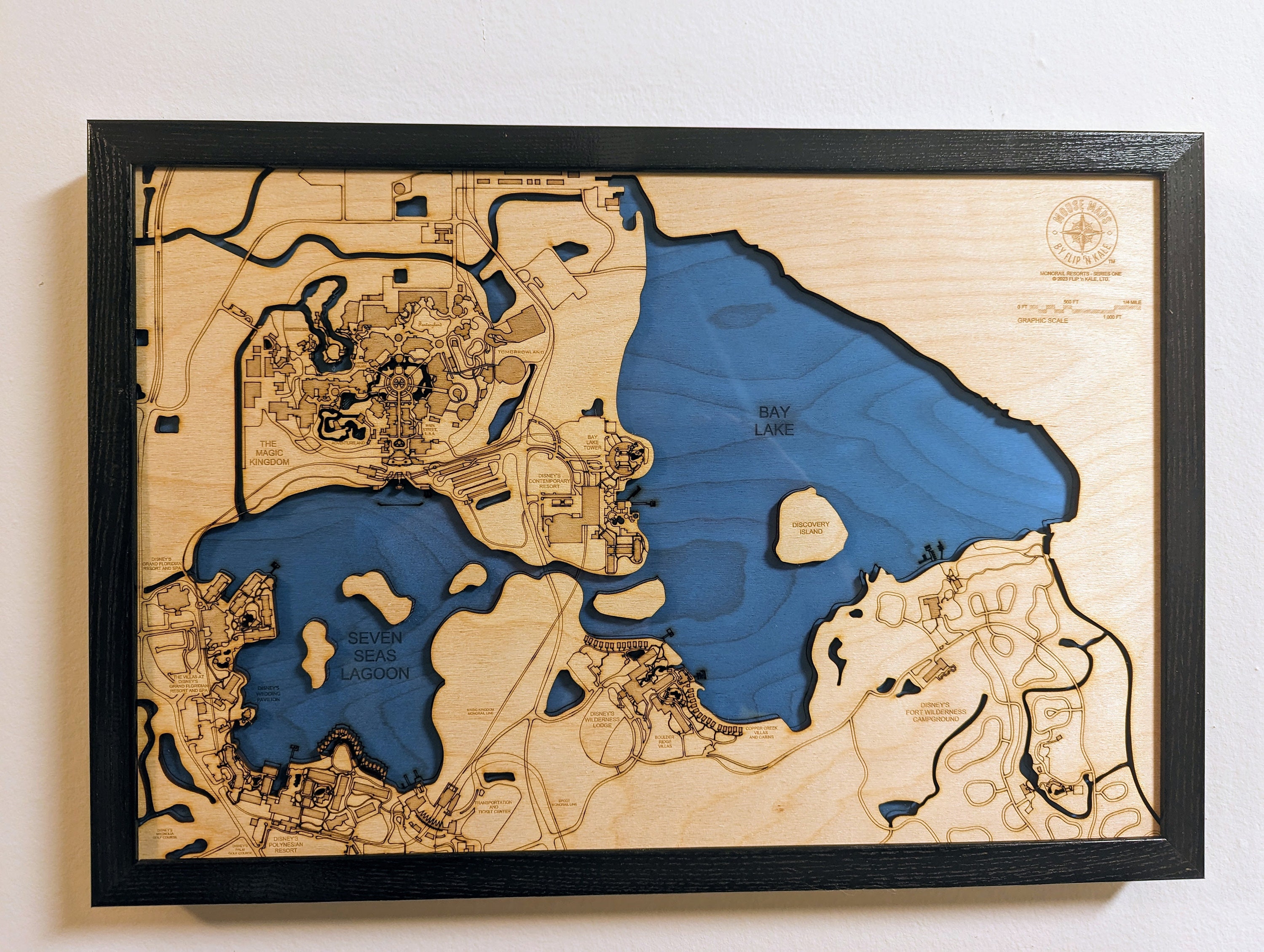 Mouse Maps Magic Kingdom Resorts - Etsy