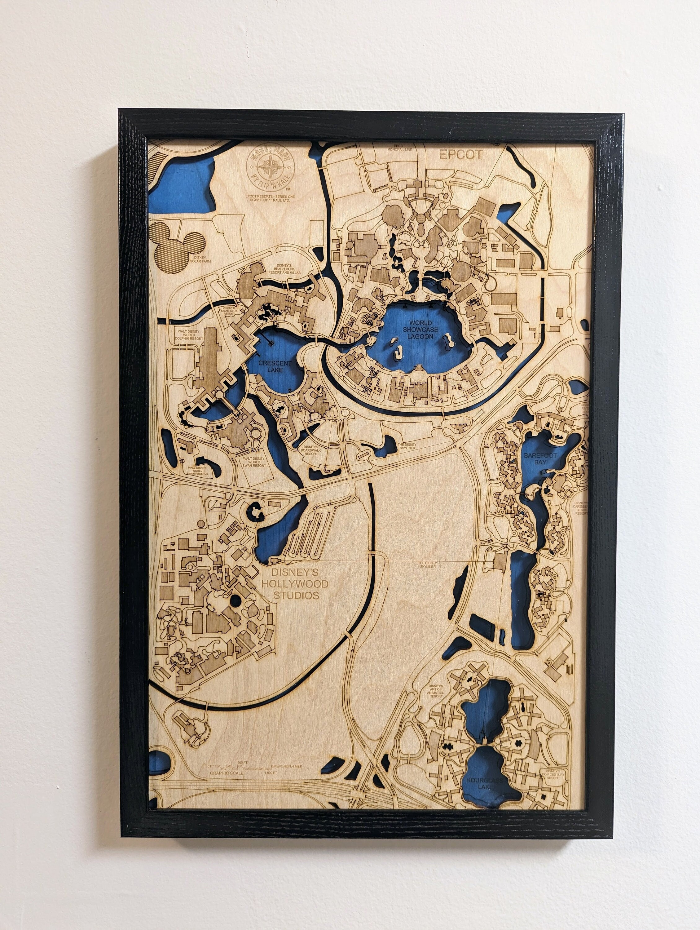 Mouse Maps Epcot Resorts - Etsy