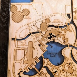 Mouse Maps Epcot Resorts - Etsy
