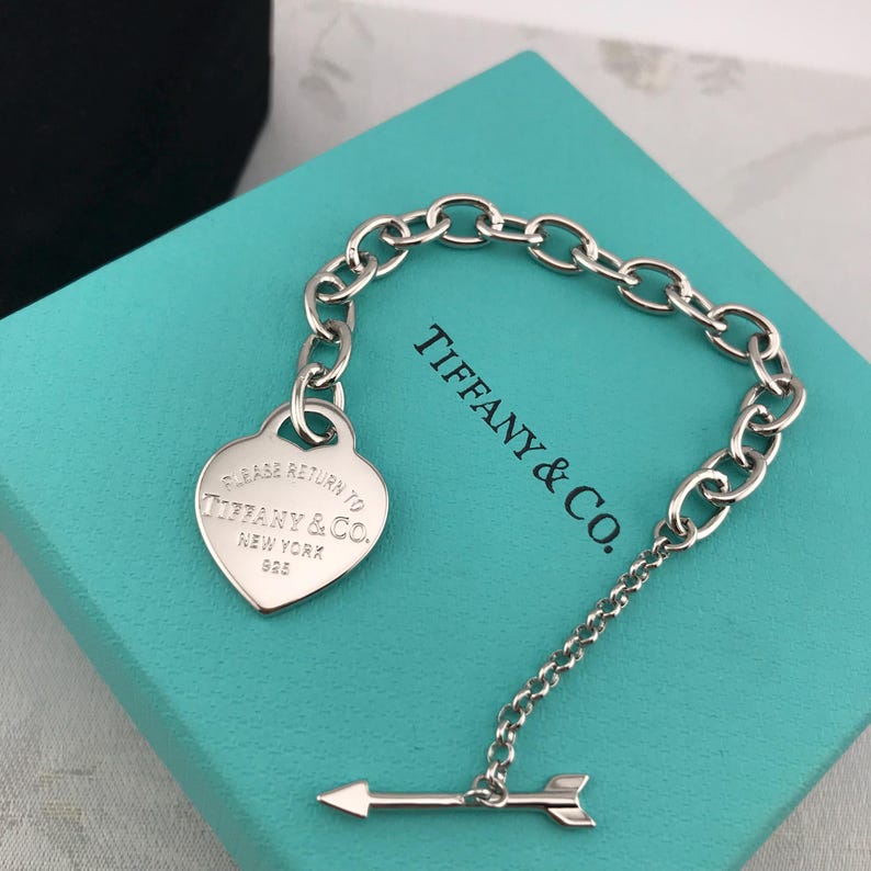 Tiffany Return to Tiffany Lovestruck Heart Tag Bracelet - Etsy