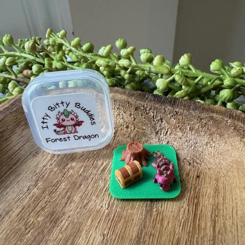 Miniature Forest Dragon - Etsy