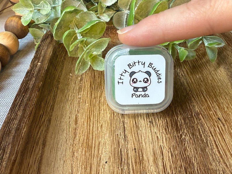 Miniature Panda Playset: Itty Bitty Buddies 3D Printed Tiny Desk Pet ...