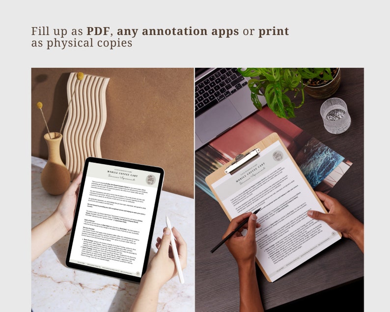 Coffee Cart Bar Contract, Event Vendor Contract, Mobile Bar Rental ...