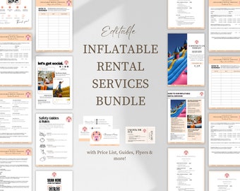 Inflatable Rental Agreement, Bounce House Contract, Bounce House ...
