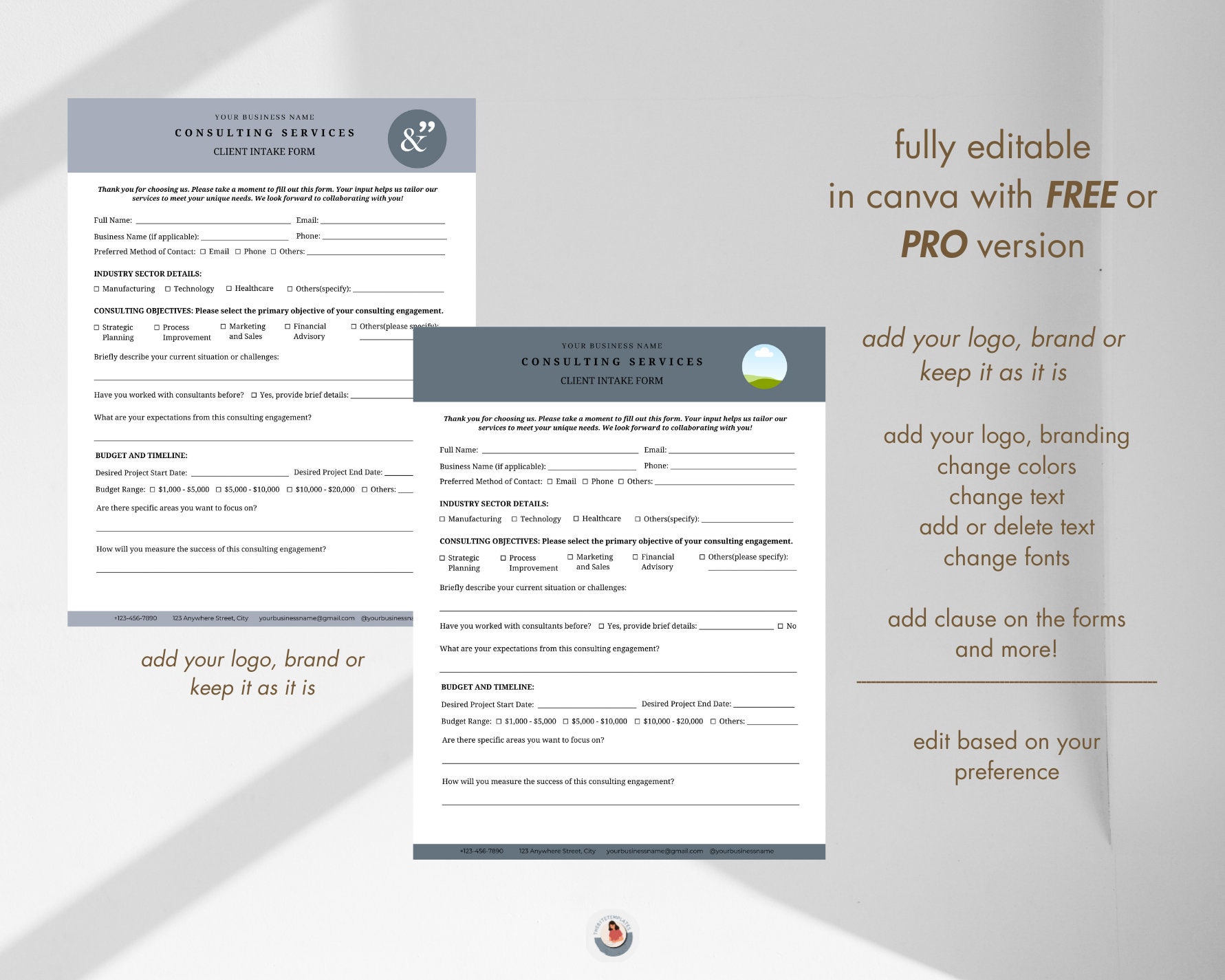 Consulting Contract, Consultation Form, Consulting Templates ...